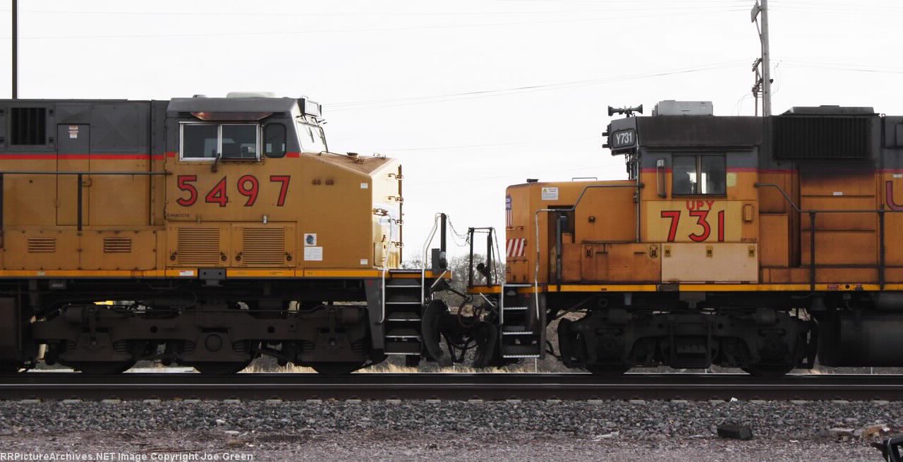 UP 5497 & Y731